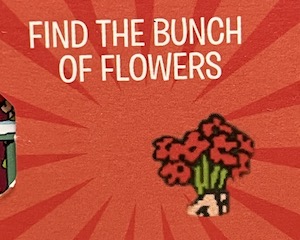 Day 7 | The Bunch of Flowers - Where's Wally Advent Calendar Answers 2023